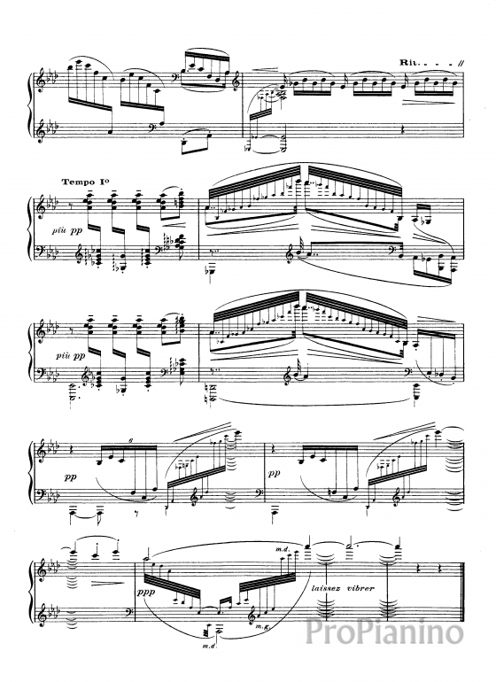 Ноты Этюда №11 (Дебюсси)